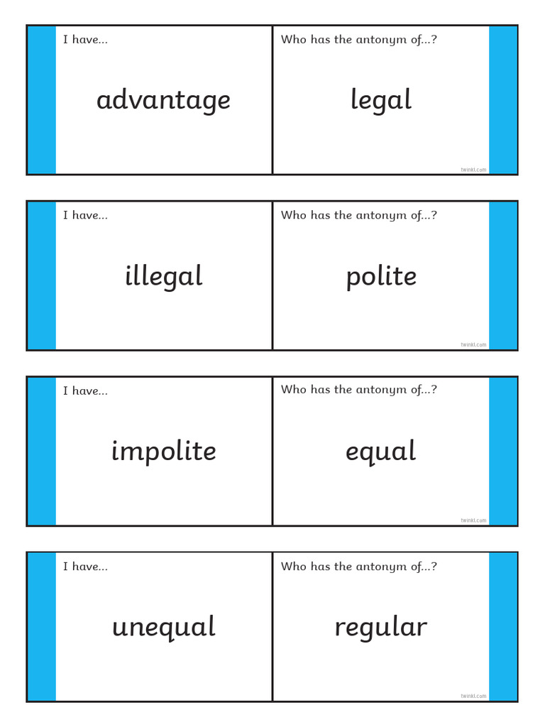 Antonyms With Prefixes | PDF | Lexical Semantics | Vocabulary