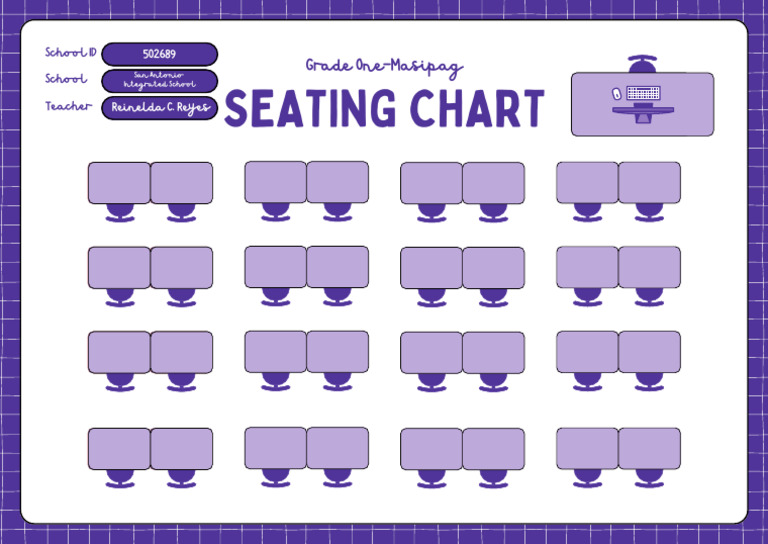 Seating Chart Grade One Masipag | PDF