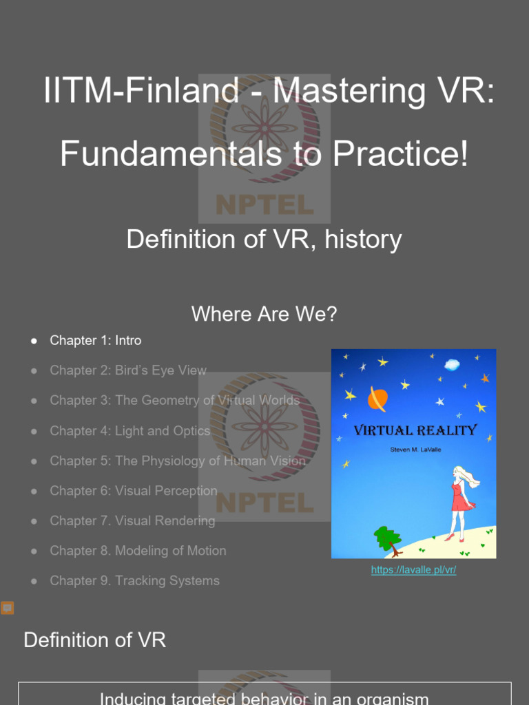 VR Definition and Historical Overview | PDF | Virtual Reality | Perception