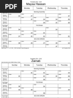 AIS 10B Timetable | PDF