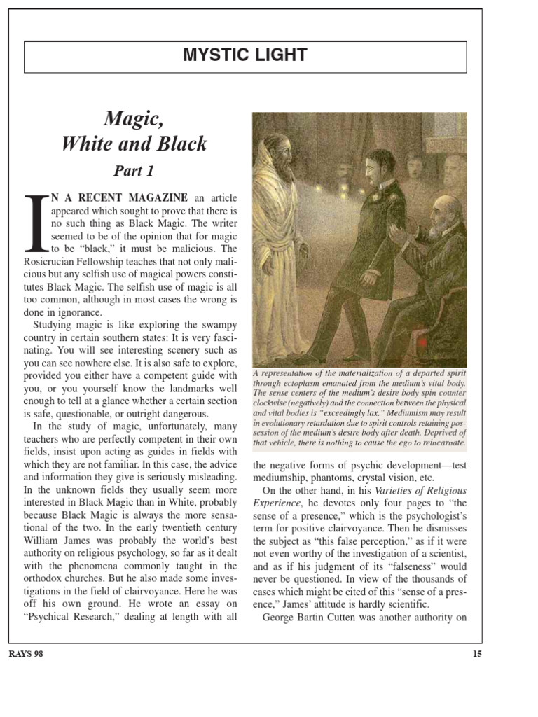 Understanding Black and White Magic | PDF | Jesus | Spirituality