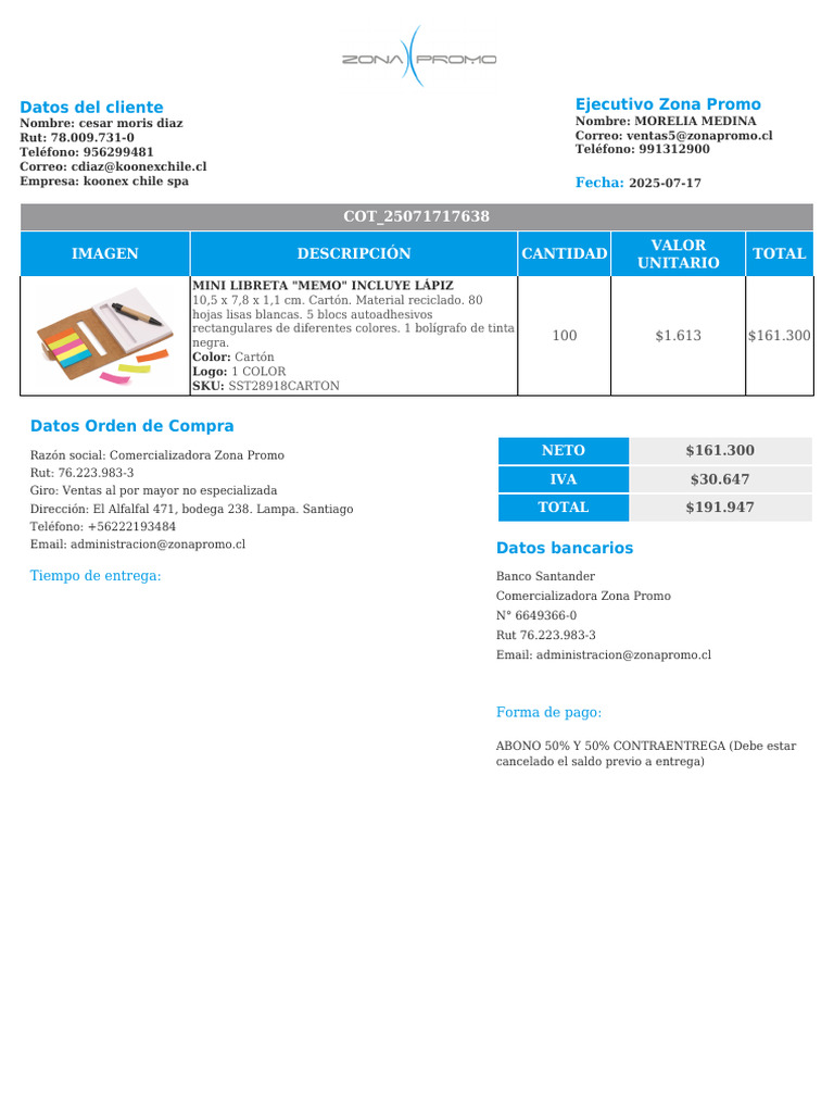 cotizacion | PDF | Bancario