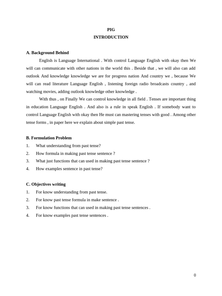 Understanding Simple Past Tense | PDF | Subject (Grammar) | Verb