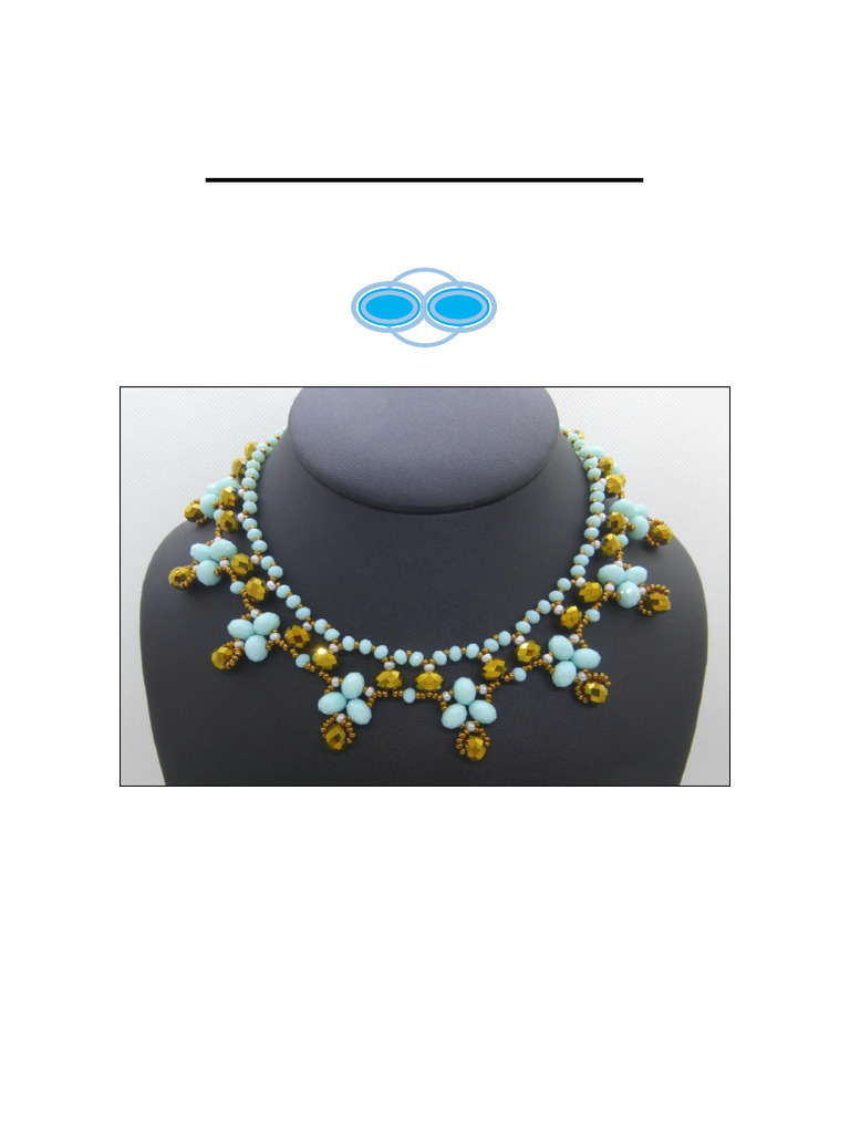 Athalia Necklace Beading Tutorial | PDF | Necklace | Textile Arts