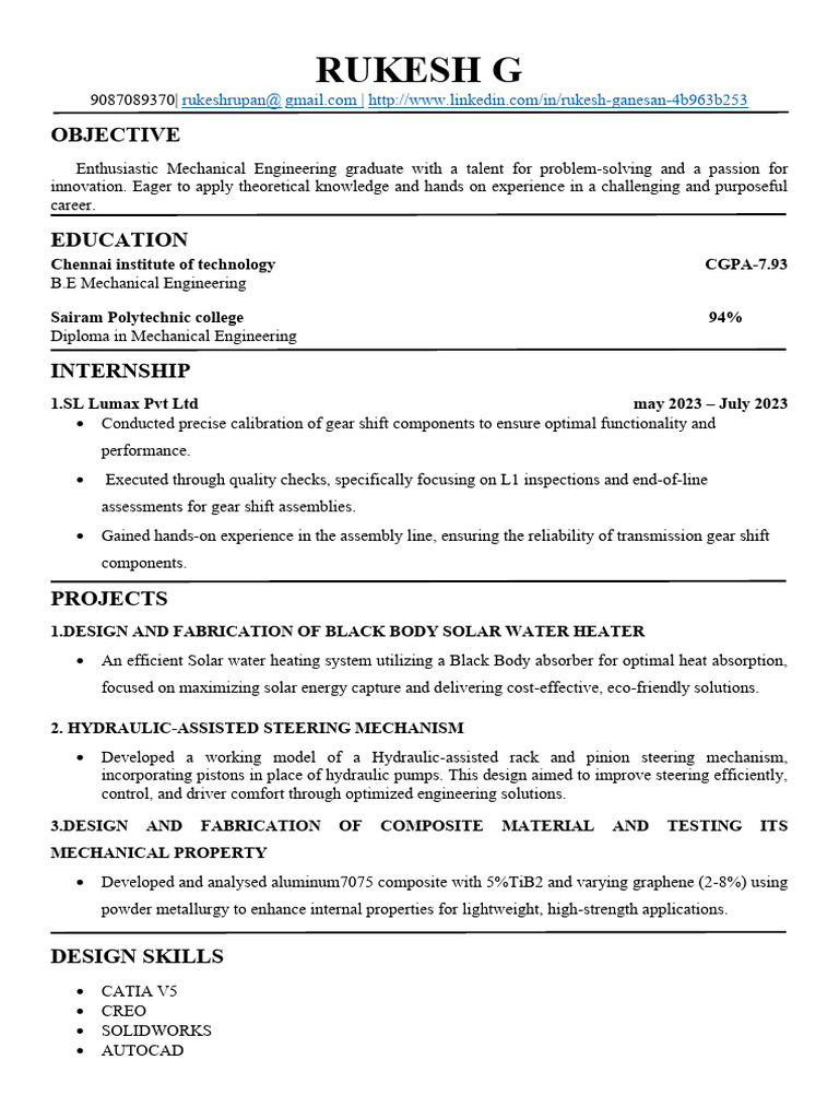 Rukeshg Resume | PDF