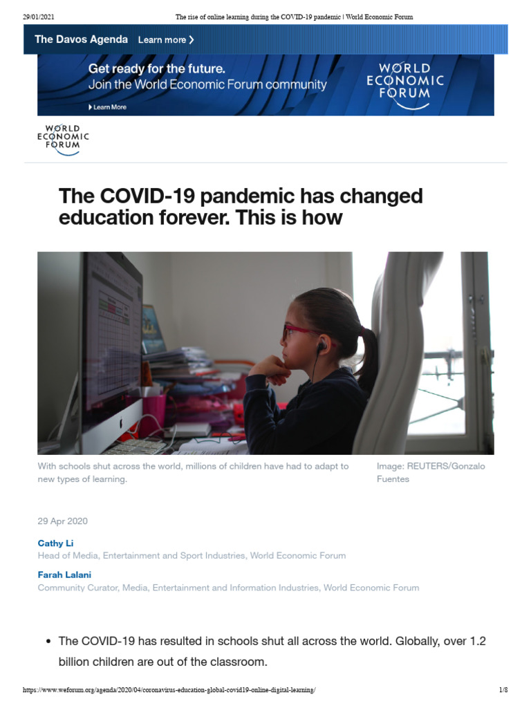 Online Learning Surge During COVID-19 | PDF | Educational Technology ...