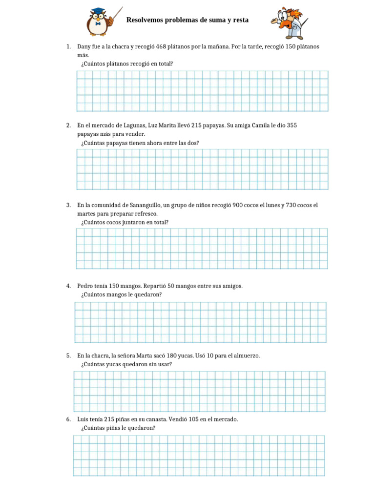 Problemas Matematica Loreto | PDF