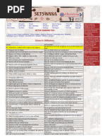 Setswana Proverbs Explained | PDF