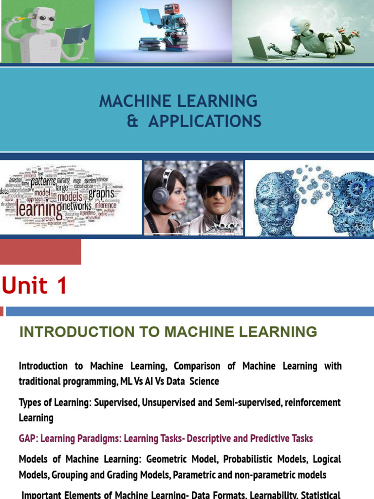 Introduction to Machine Learning Concepts | PDF | Machine Learning ...