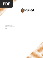 PSiRA Online User Manual Guide | PDF | Invoice | Credit Card
