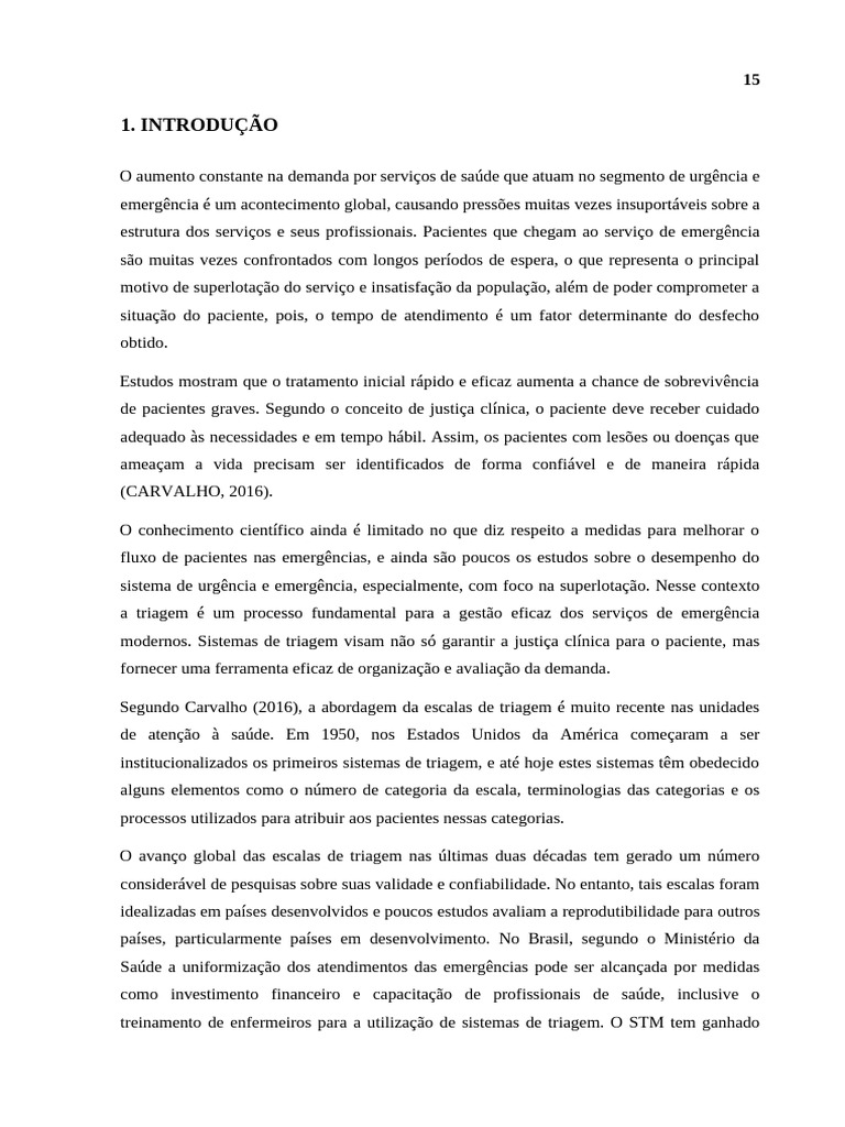 Priorização de Pacientes na Triagem de Manchester | PDF | Tempo ...