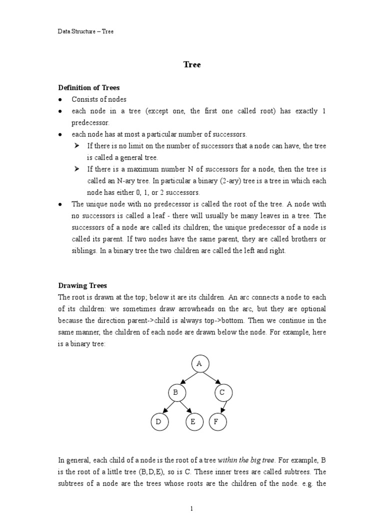 Definition of Trees | PDF | Computer Programming | Theoretical Computer Science