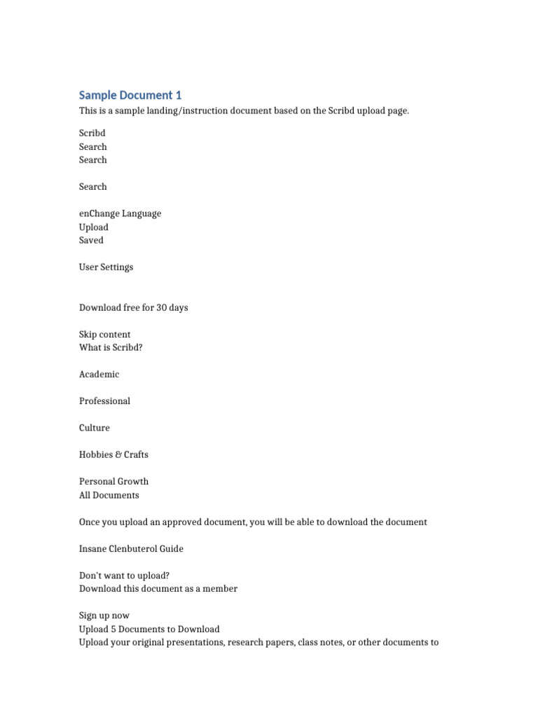 Sample Document 1 | PDF