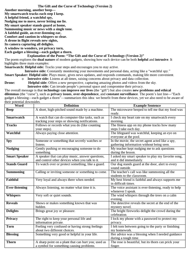 The Gift and The Curse of Technology Effect | PDF | Science | Knowledge