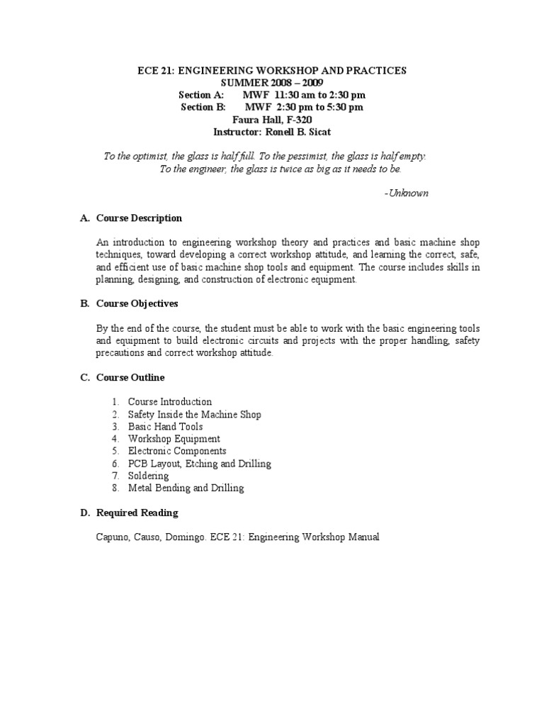 ECE21 | PDF | Printed Circuit Board | Electronics