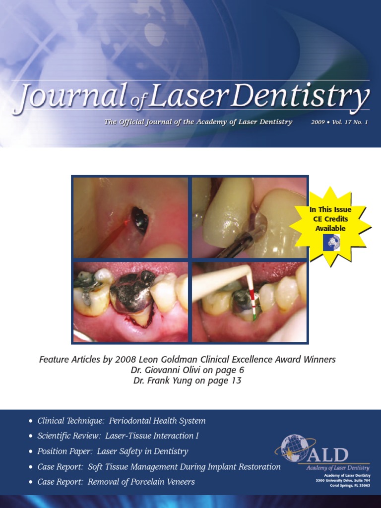 The Official Journal of The Academy of Laser Dentistry | PDF | Dental Degree | Dentistry