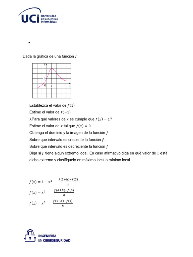 Clase Practica 1 Funciones y Sus Propiedades | PDF | Función ...
