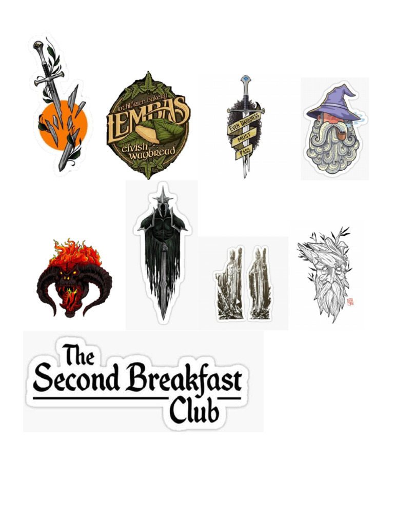 Señor de Los Anillos Stickers | PDF