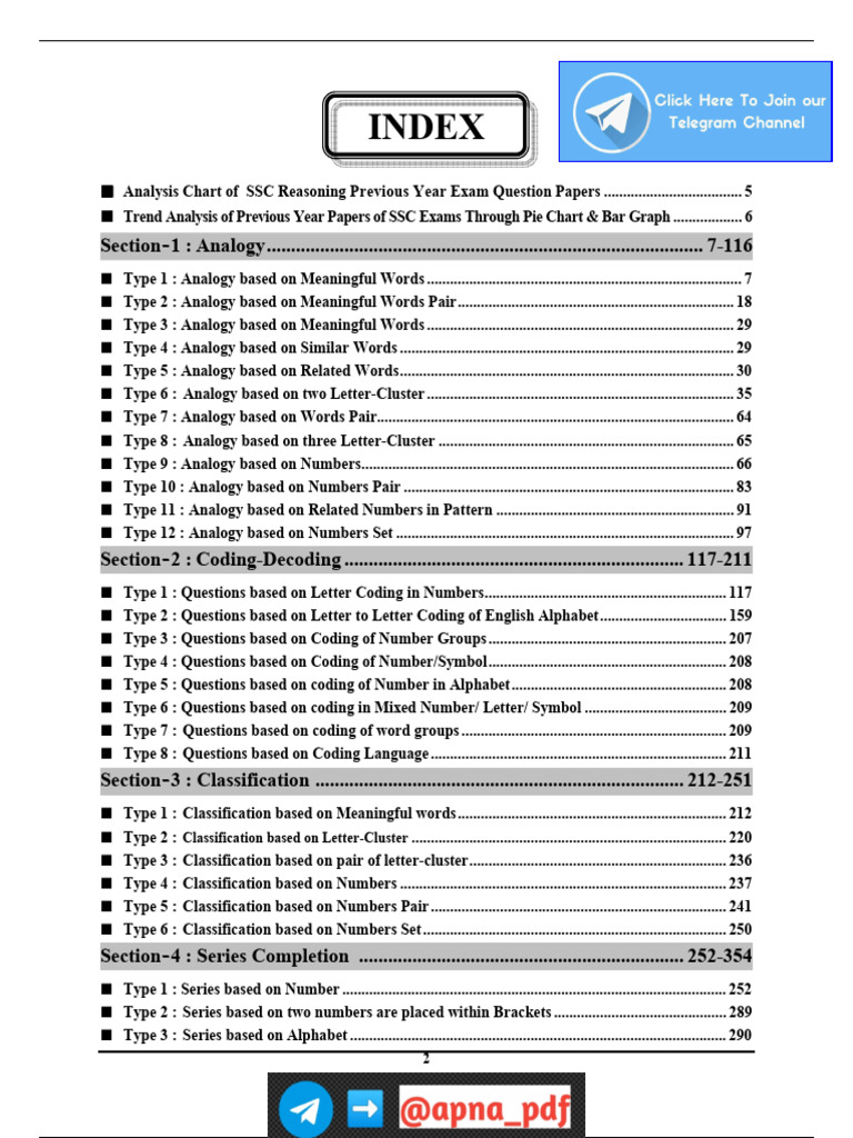 @apna PDF Yct SSC Reasoning Chapterwise Solved Papers in English | PDF