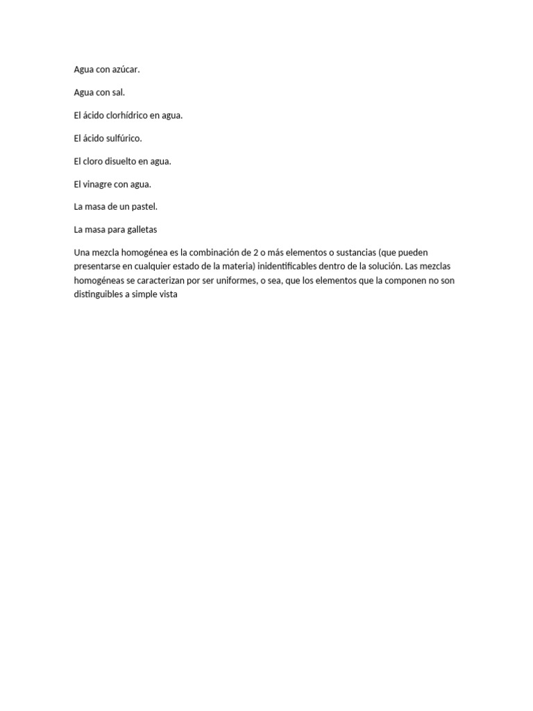 Agua Con Azúcar | PDF