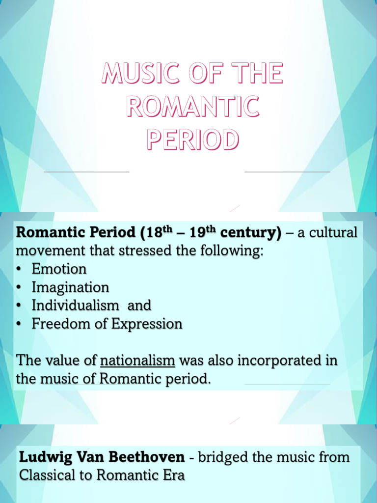 Overview of Romantic Period Music | PDF