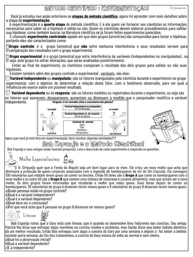 Método Bob Esponja e Os Simpsons | PDF