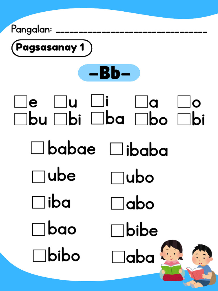 Reading Tracker Abakada Style | PDF
