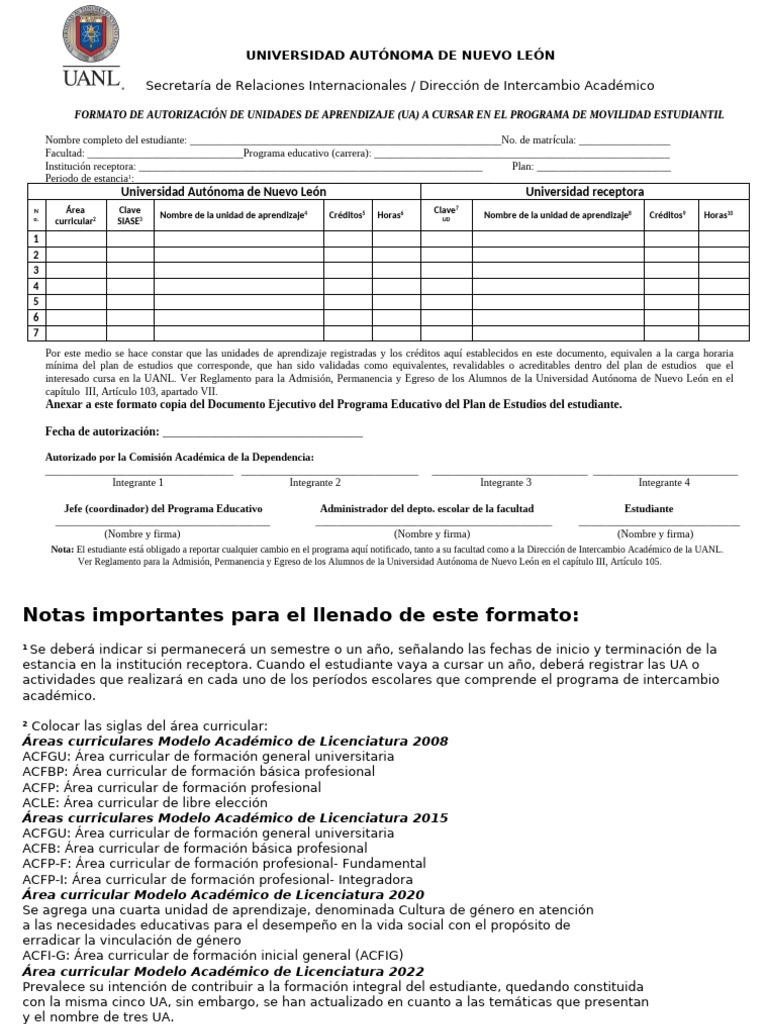 formato-de-autorizacion-de-unidades-de-aprendizaje-agosto-diciembre-2024 7 | PDF | Plan de ...