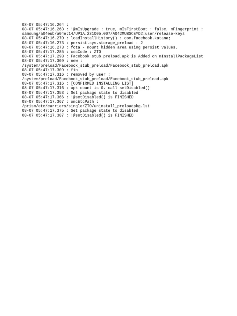 Preload Installer | PDF