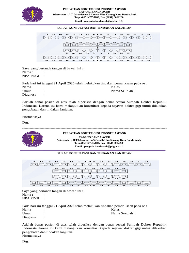 Kartu Kontrol Baksos | PDF