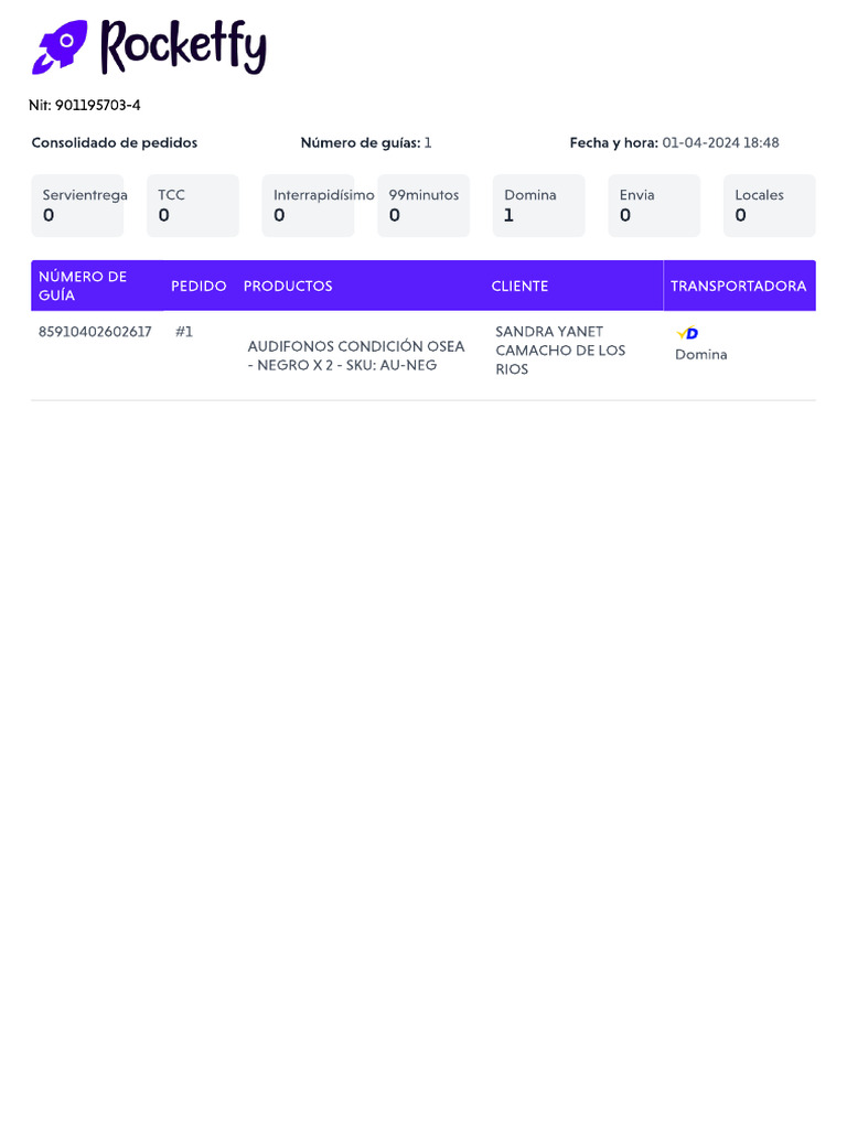 Invoice for Black Headphones Order | PDF