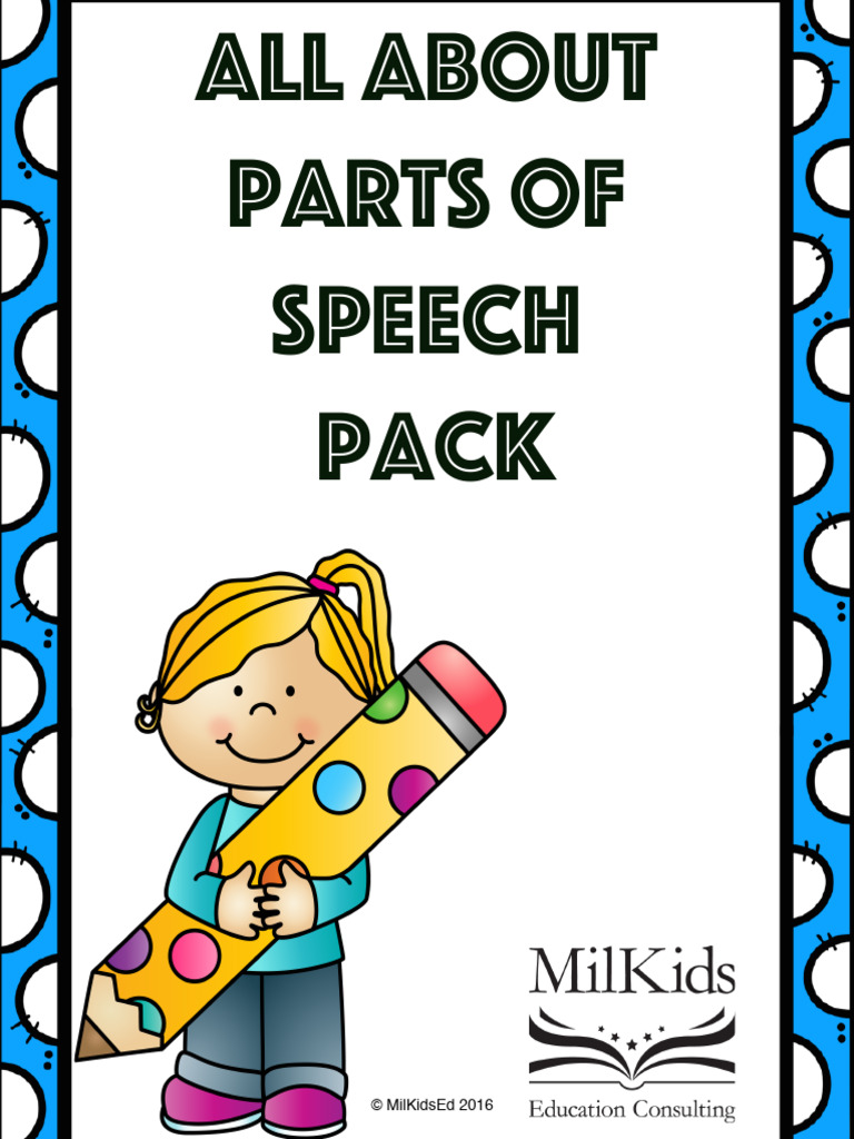 Parts of Speech Guide for Kids | PDF | Noun | Adjective
