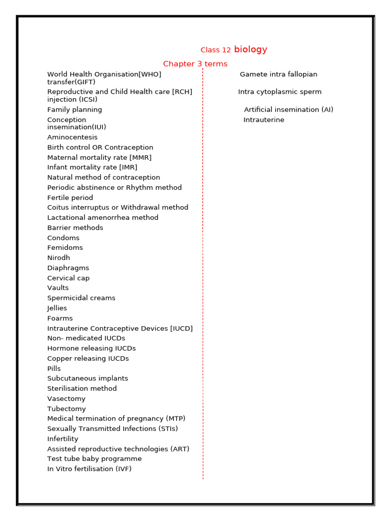 Class 12 Biology CHAPTER 3 | PDF