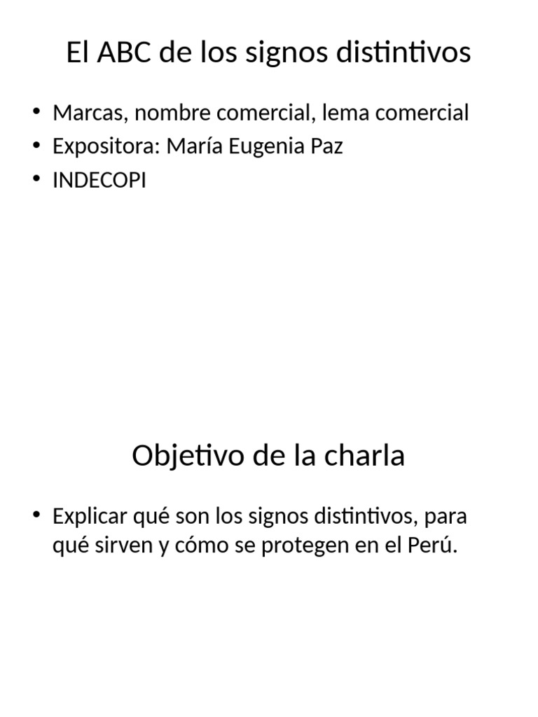 Signos Distintivos: Marcas y Protección | PDF