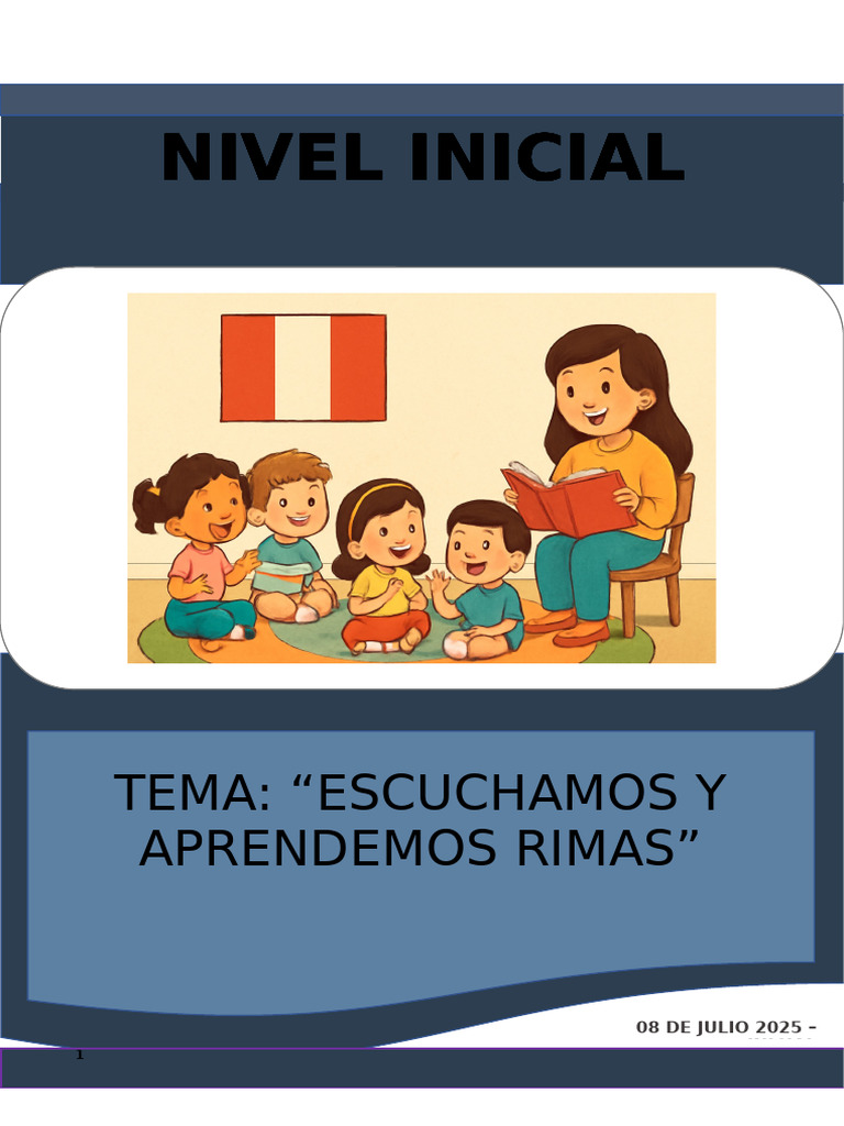 (5Y4 AÑOS) 08-07-25 INICIAL | PDF | Aprendizaje | Educación de la primera infancia