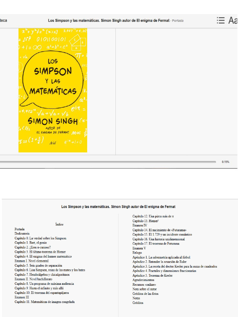 Los Simpson y Las Matematicas - Simon Singh | PDF