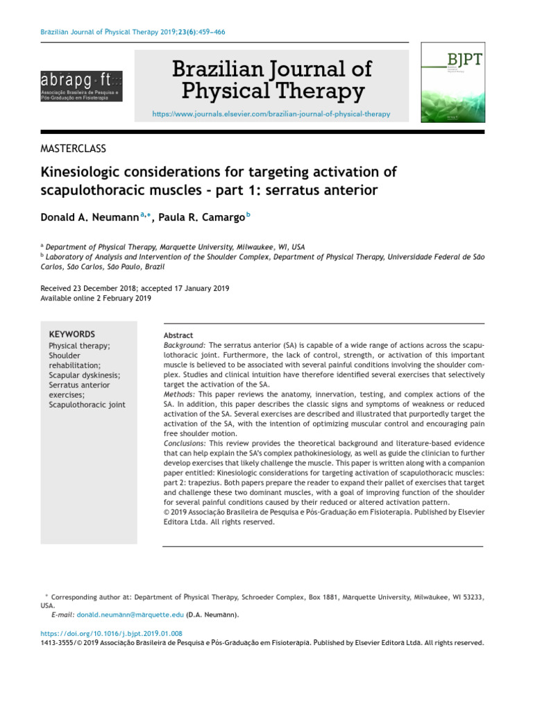 Texto Complementar | PDF | Shoulder | Anatomical Terms Of Motion