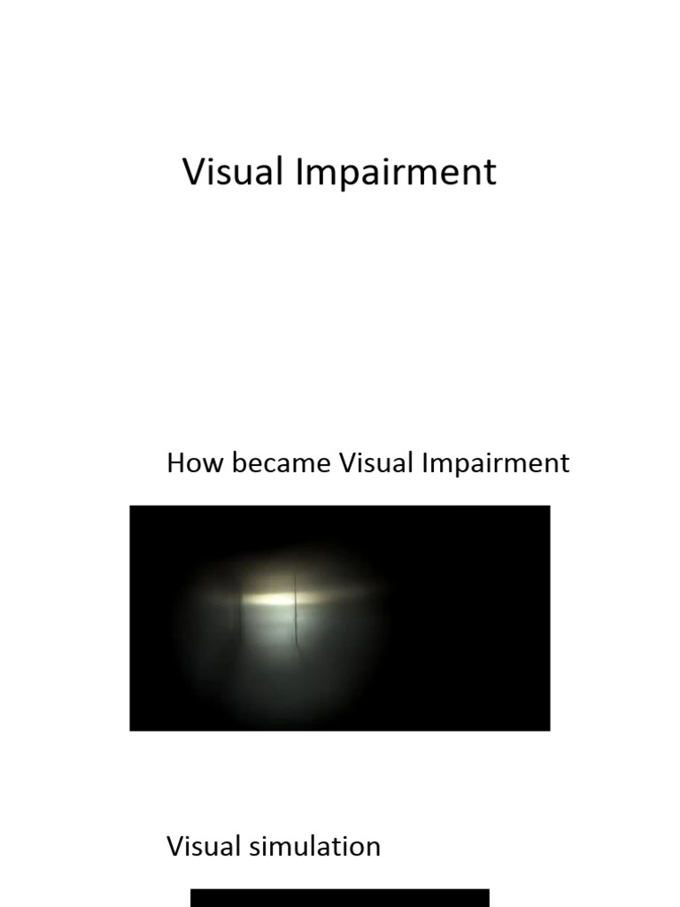 Ebook Visual Impairment | PDF | Visual Impairment | Visual Acuity