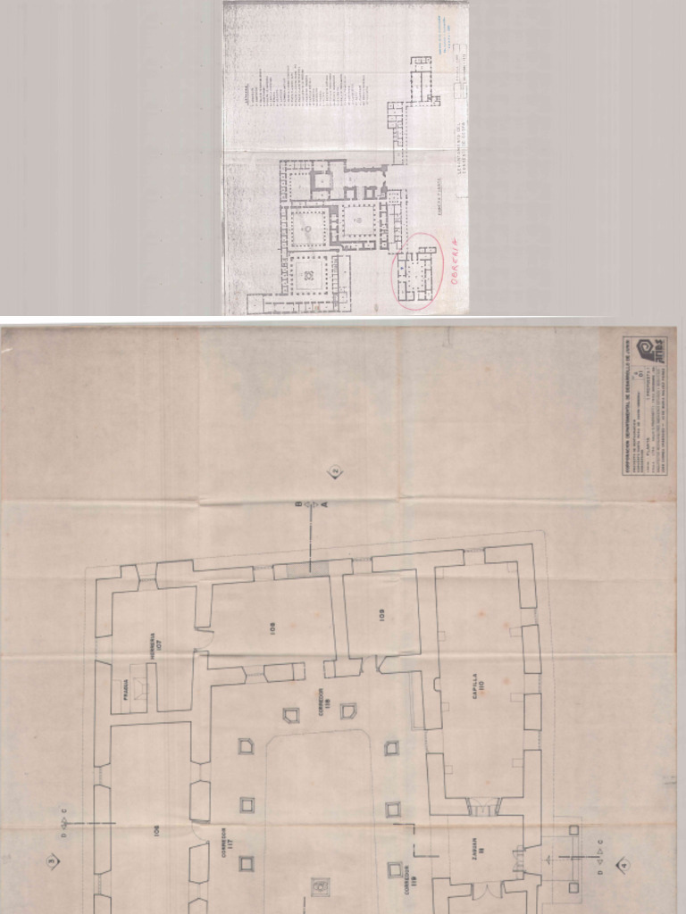Planos Convento de Santa Rosa de Ocopa - Concepcion - Junin | PDF