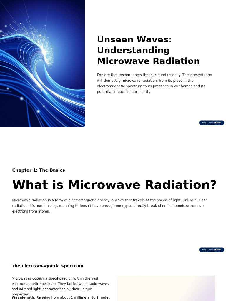 Unseen Waves Understanding Microwave Radiation | PDF | Microwave ...