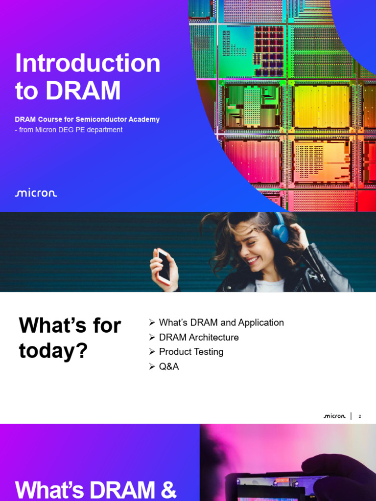 01 Introduction To DRAM DEG | PDF | Dynamic Random Access Memory ...