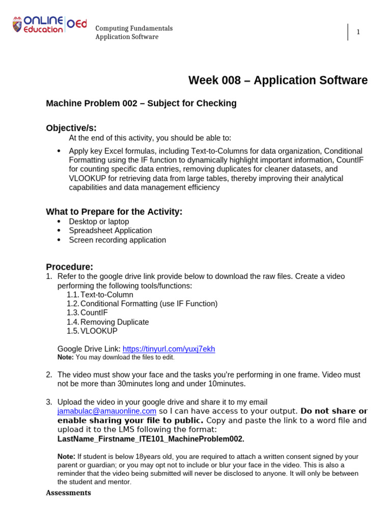 Excel Functions For Data Management Pdf Microsoft Excel Computer File