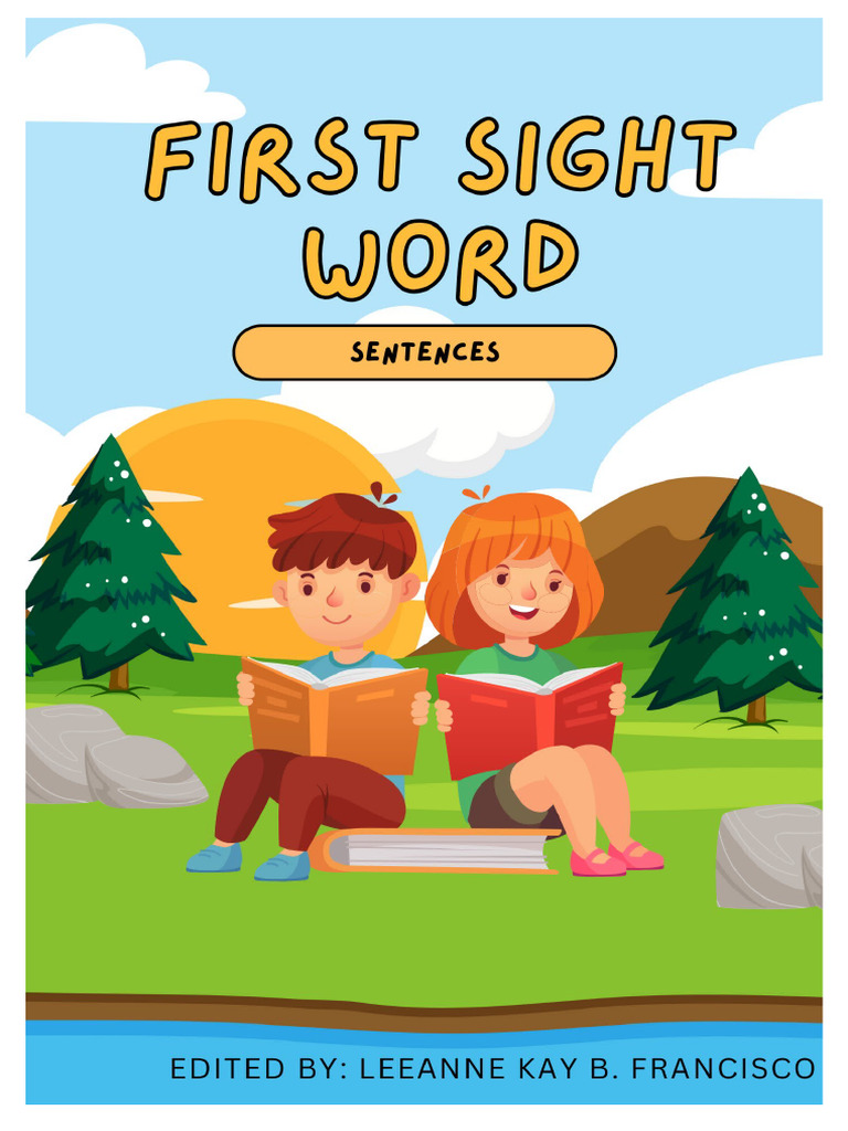 First Sight Word Sentences - Reading | PDF