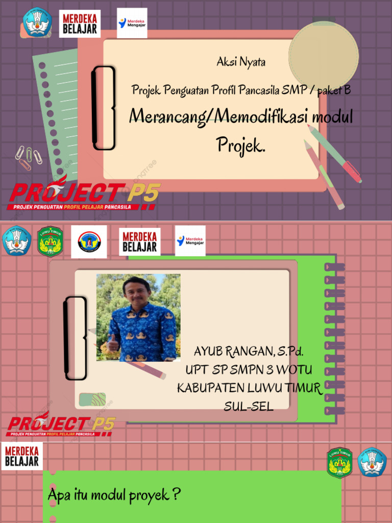 Panduan Pengembangan Modul Proyek P5 | PDF