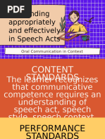 Searle's Classification of Speech Act | PDF | Semiotics | Human Communication