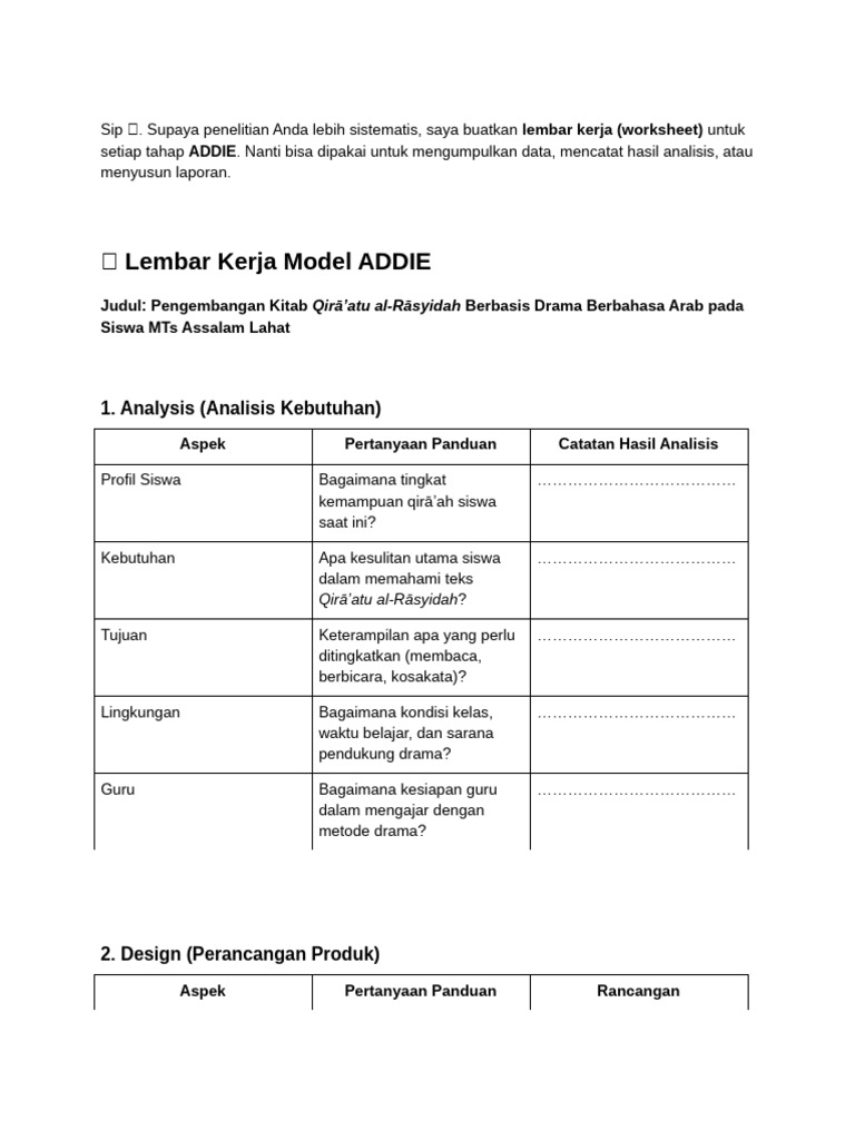 Drama Bahasa Arab | PDF