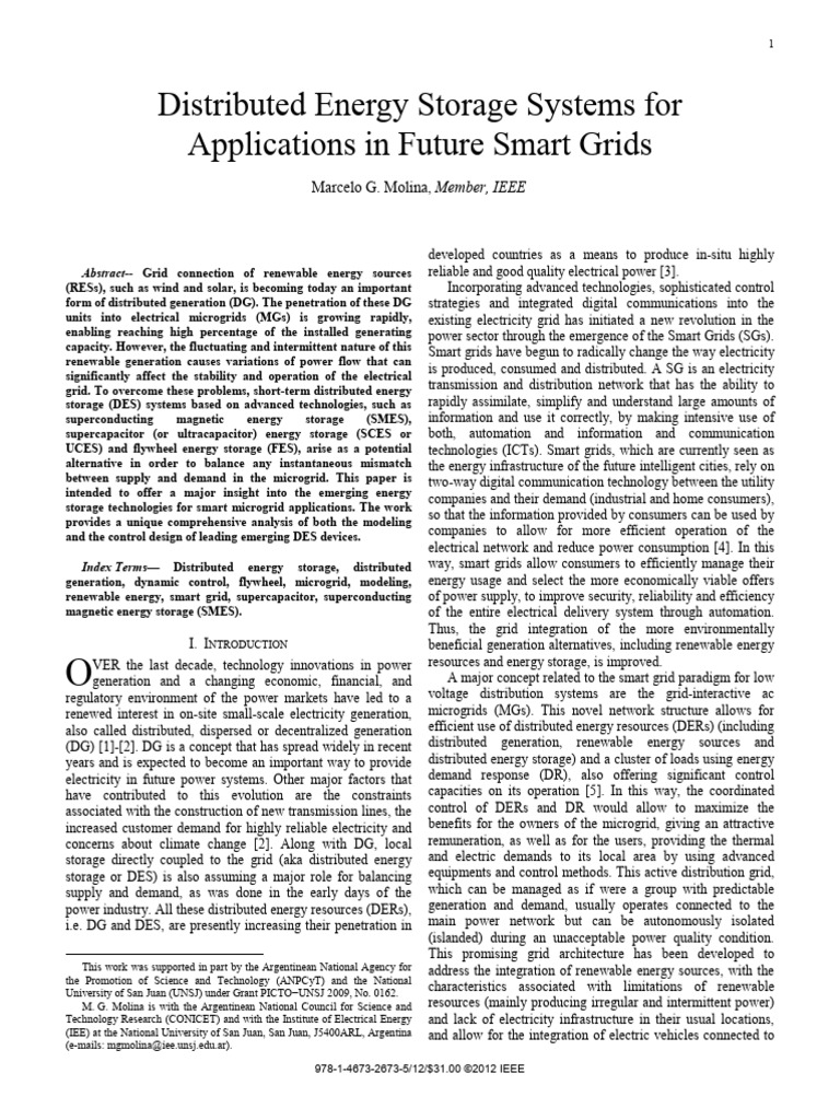 Distributed Energy Storage Systems For A 250906 010141 | PDF ...