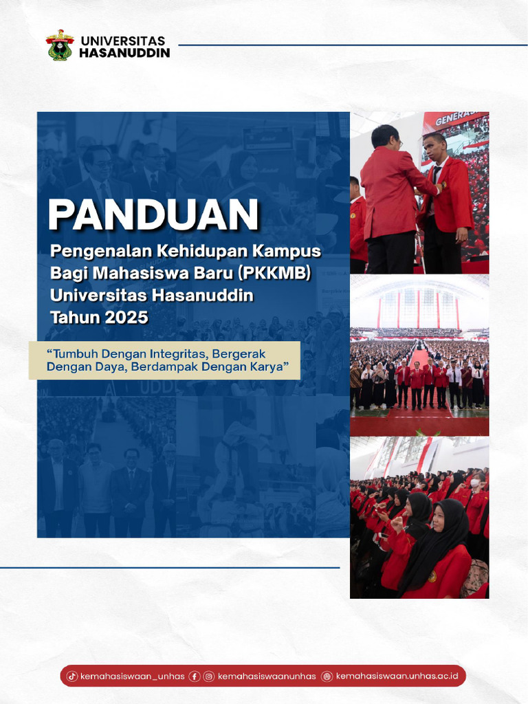 Panduan Pkkmb Universitas Hasanuddin Tahun 2025 | PDF