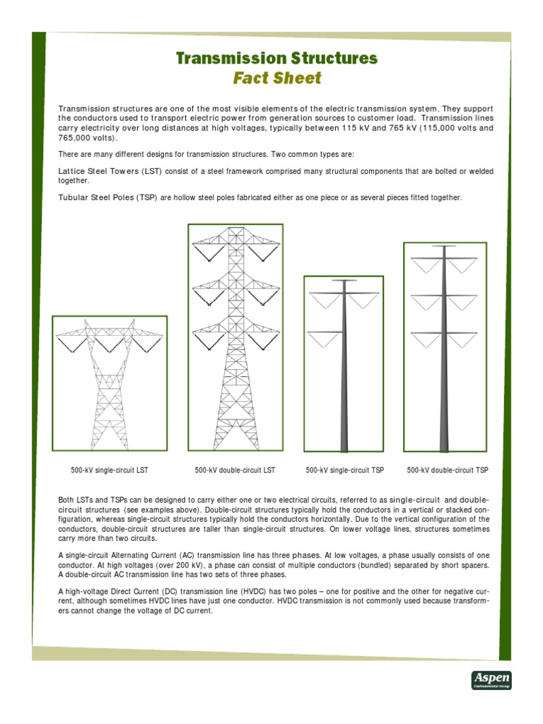 Transmission Structures | PDF