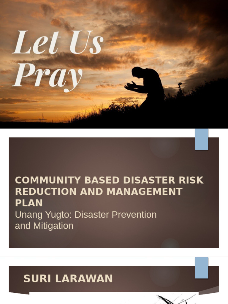 Community Based Disaster Risk Reduction Management Plan | PDF